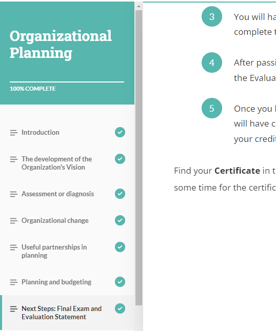 How do I complete a course? – WCEA Support